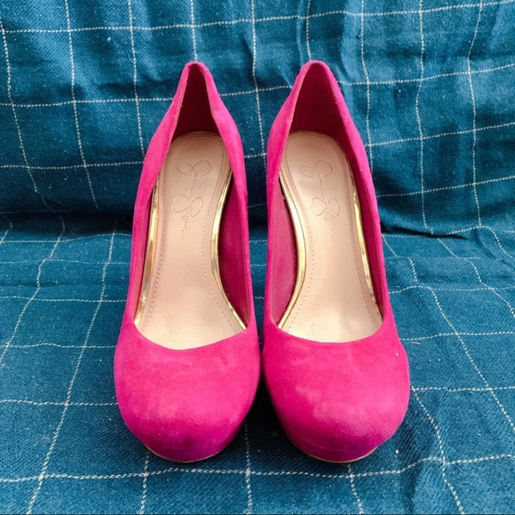 Shoes | Jessica Simpson Hot Pink Heels | Poshmark